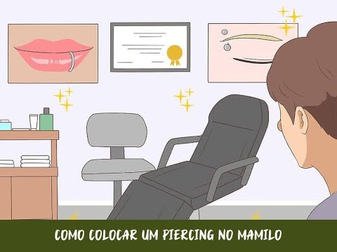 Como Colocar um Piercing no Mamilo - YouTube