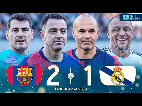 XAVI AND INIESTA TOGETHER AGAIN PUT ON A SHOW ON THEIR RETURN TO BARCELONA AFTER 10 YEARS