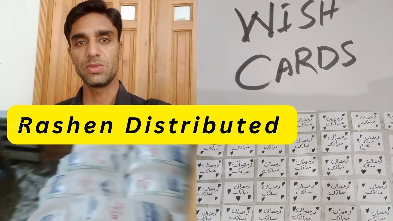 Rashen Distributed with Ramzan Wish Cards |Subscribe |Sajid Ali Welog ...