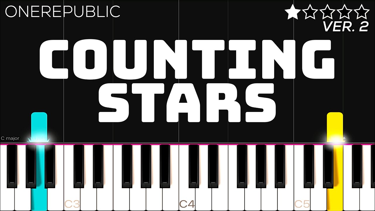 OneRepublic - Counting Stars | EASY Piano Tutorial Chords - Chordify