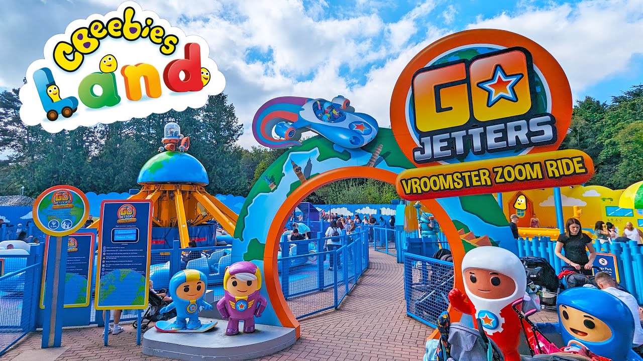 Go Jetters Vroomster Zoom Ride in CBeebies Land at Alton Towers (Sept ...