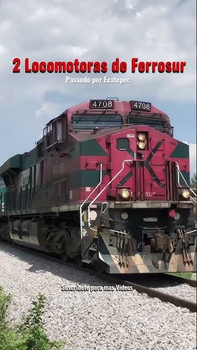 [4K] Ferrosur pasando por Ecatepec - YouTube