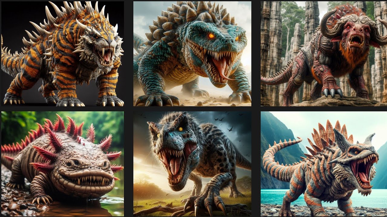 AMAZING ANIMAL FUSION HYBRID #dinosaur #animalfusion #aiart #ai - YouTube