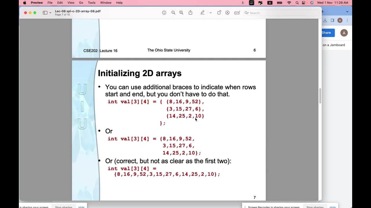 UIU uiu SPL spl Final 2D Array 2d array - YouTube