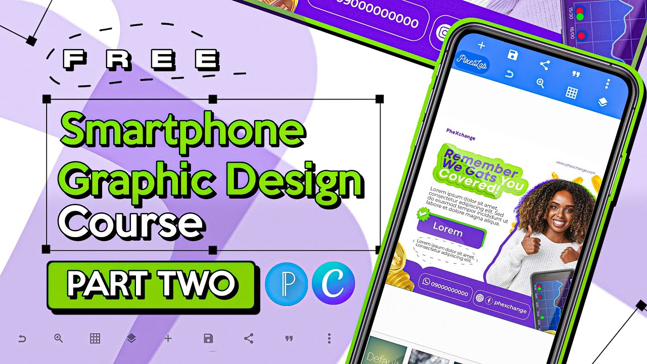Step by Step Graphics Design Training With your Mobile Phone | Lesson 2 ...