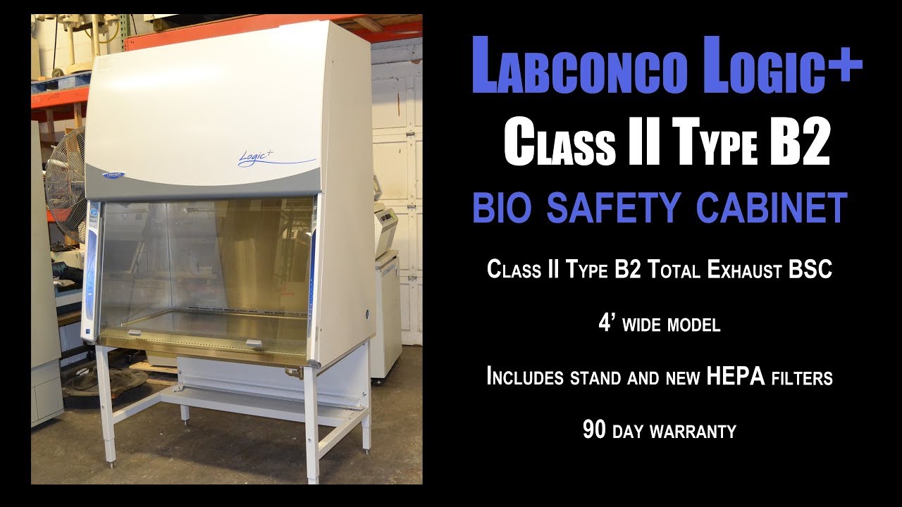 Labconco Purifier Logic+ Total Exhaust Biological Safety Cabinet ...