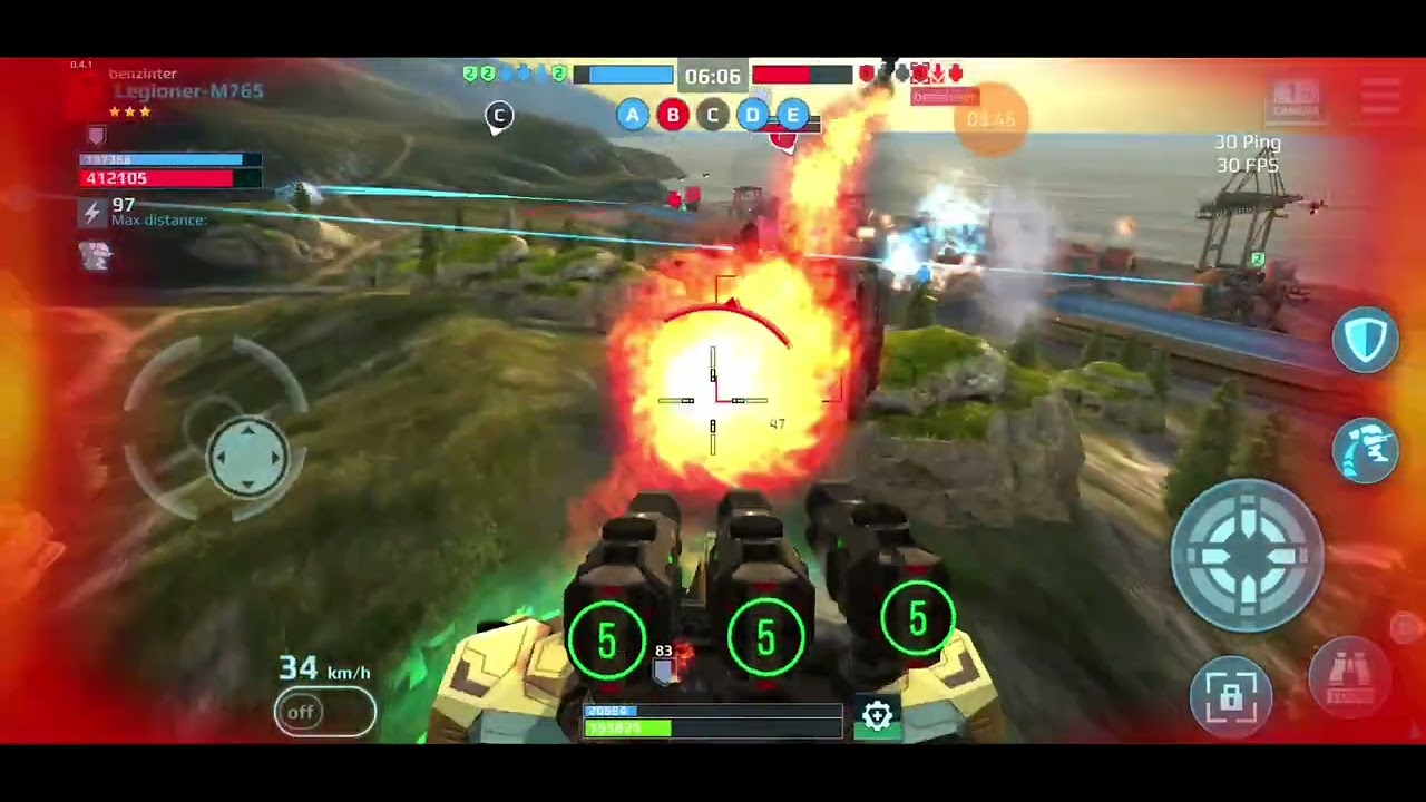 3 VS 4 (3RD DEEPWATER) #robotwarfare - YouTube