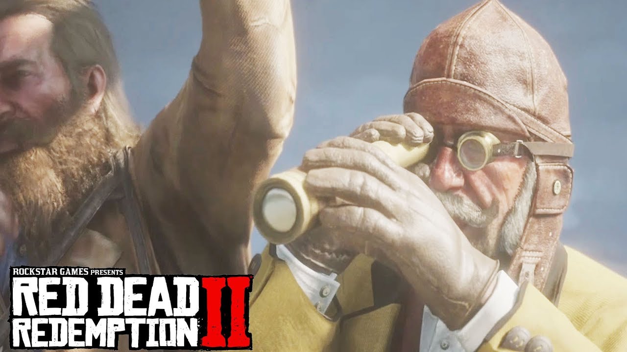 Red Dead Redemption 2 - Arthur Rides a Hot Air Balloon - Icarus ...