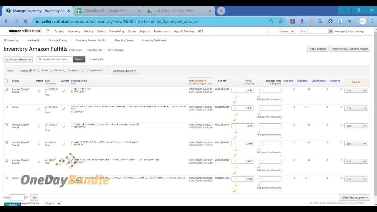 Создание FNSKU Label для преп-центра Onedaybundle.com - YouTube
