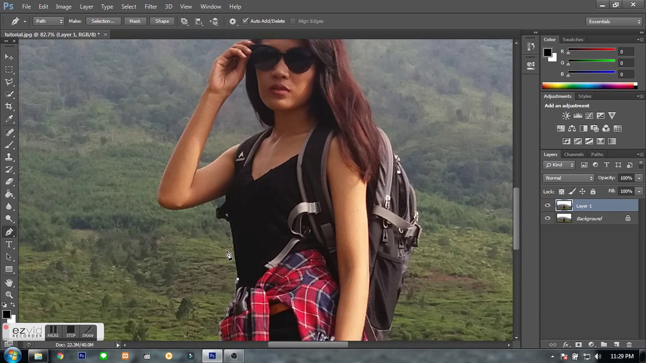 Tutorial Photoshop Cara Membuat Effect Foto Dslr Dengan Photoshop My