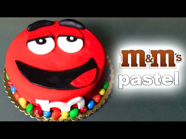 Pastel De Mms Con Rojo Y Verde Delicioso PASTEL De Tres Leches De