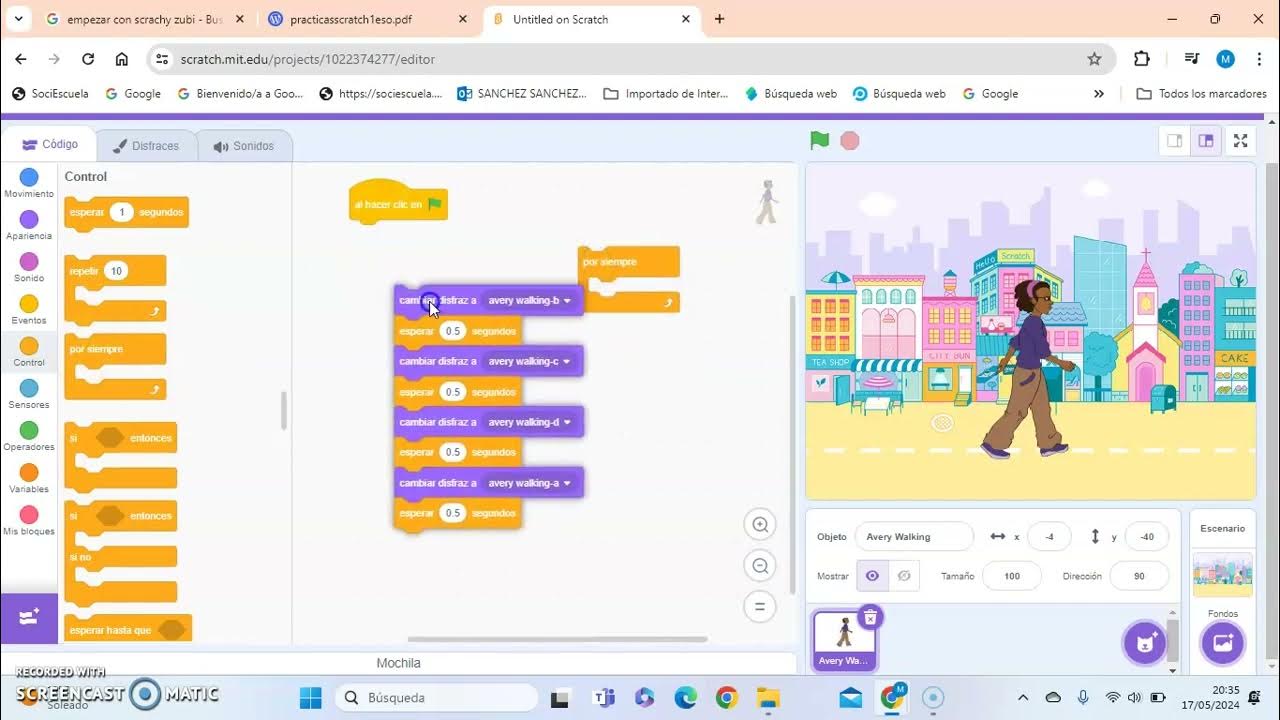 Práctica 1 Scratch - YouTube