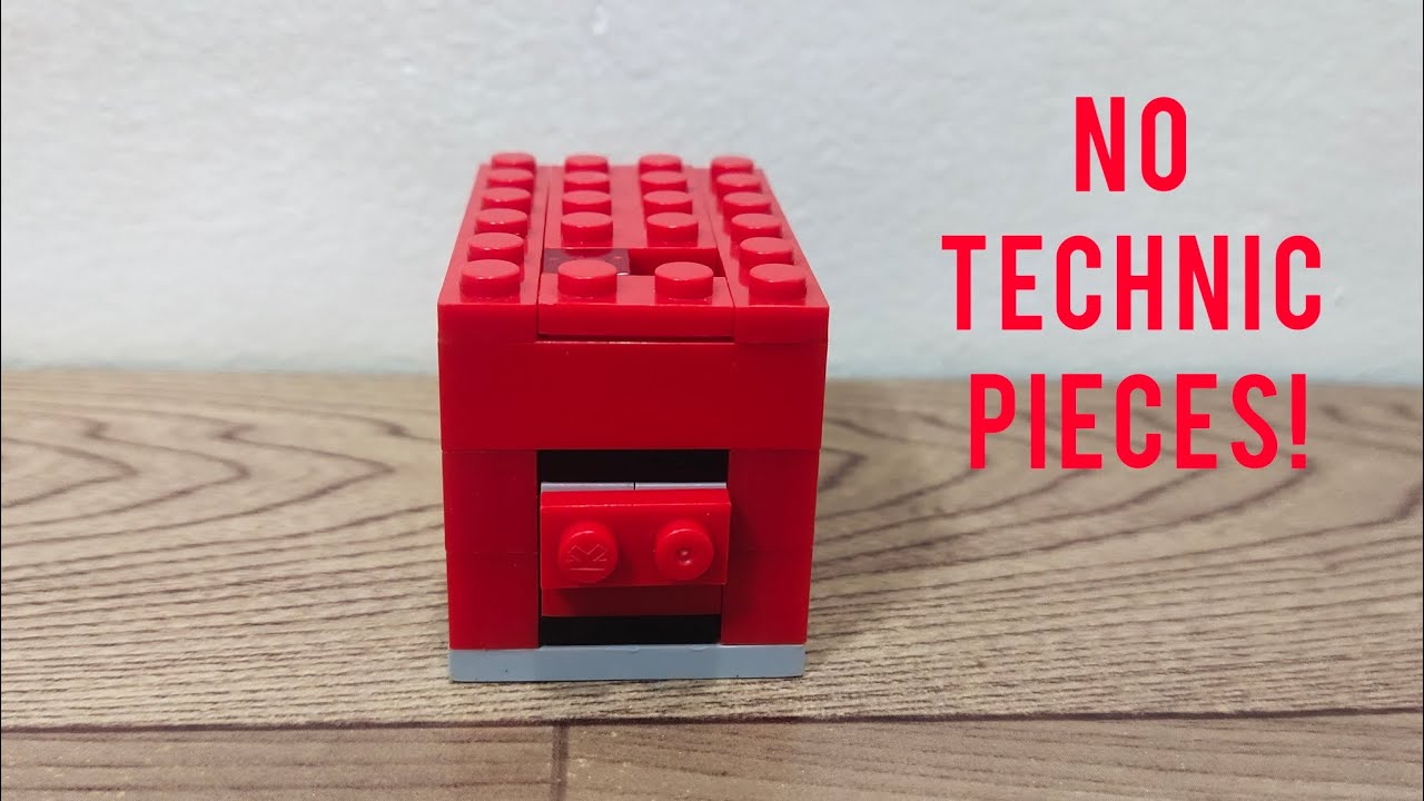 How to Build A Lego Safe (No Technic Pieces) #lego #legomachine # ...