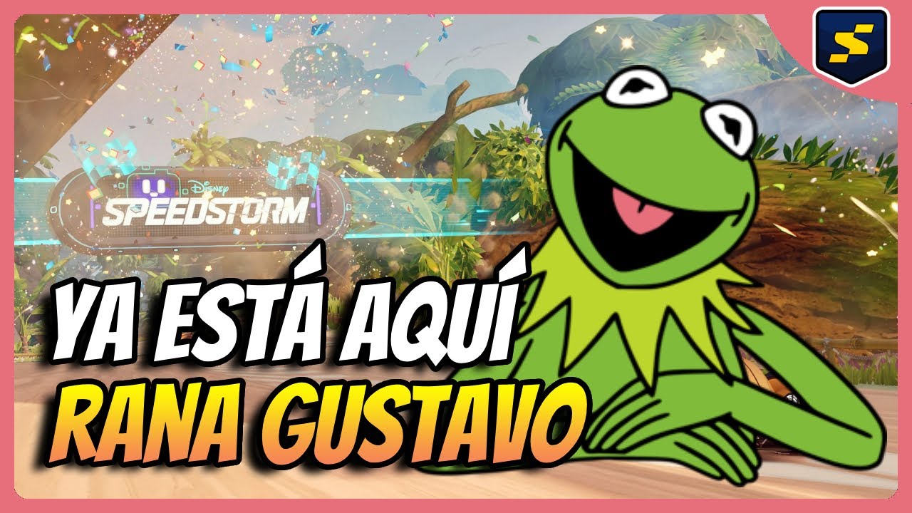 Rana Gustavo / Kermit la Rana YA LLEGA 🏆 Disney Speedstorm - YouTube
