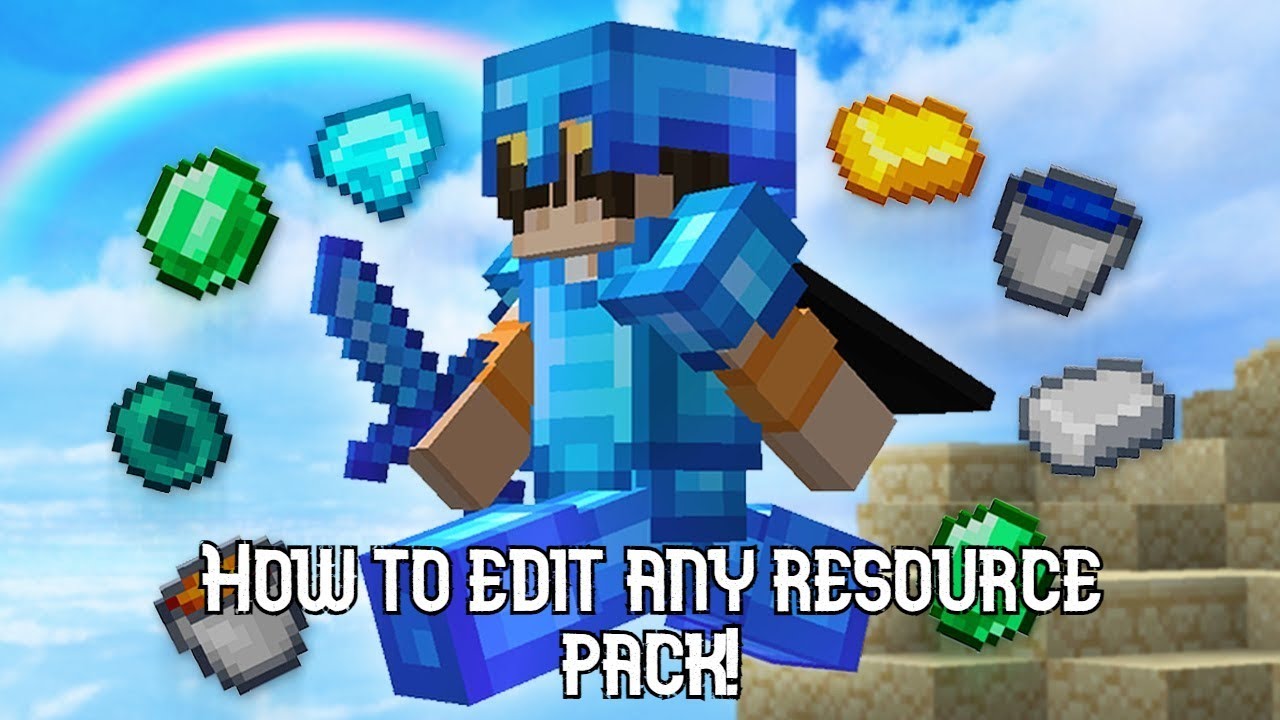 How to edit any resource pack! - YouTube