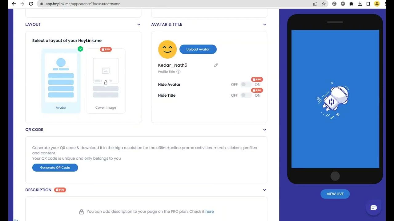 Blogspot Tubes : How To Change User Name on Heylink - YouTube