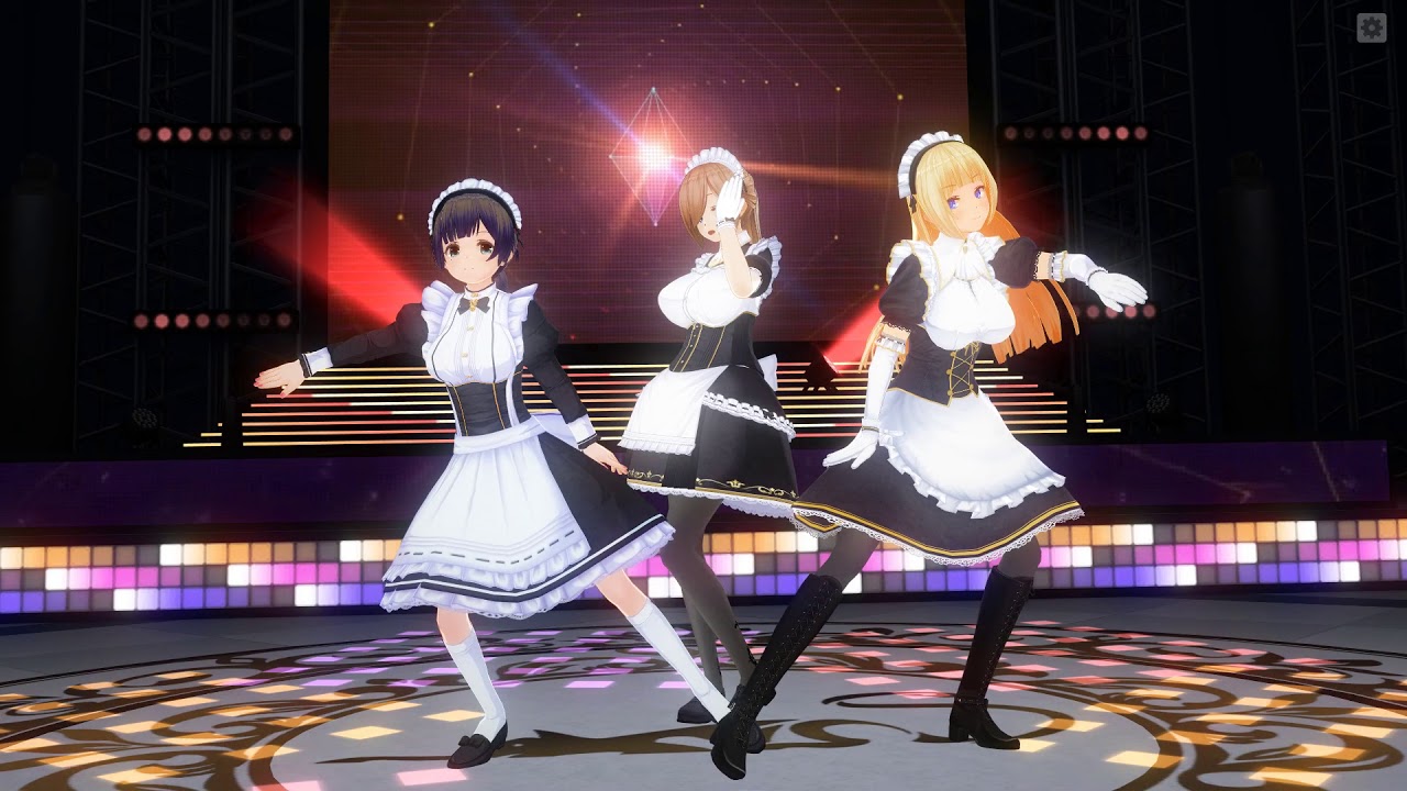 COM3D2体験版ダンス鑑賞モード Night Magic Fire - YouTube