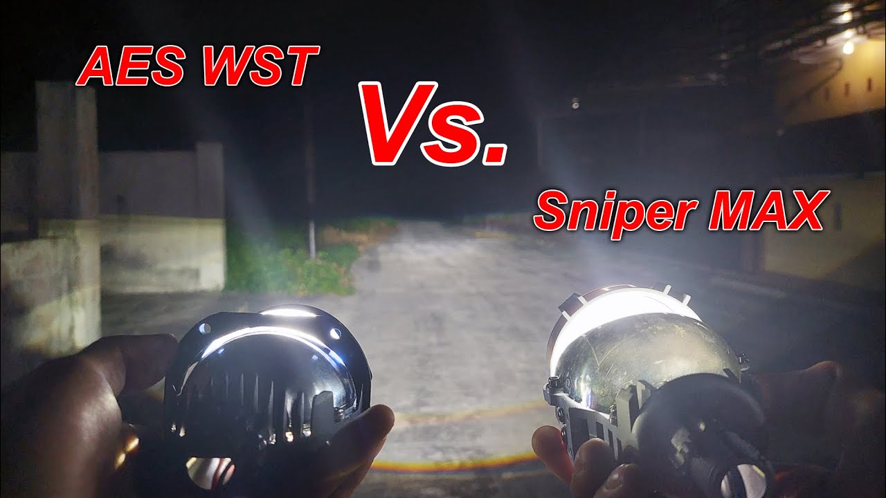 Projie BiLED AES WST Vs BiLED Sniper Max - YouTube