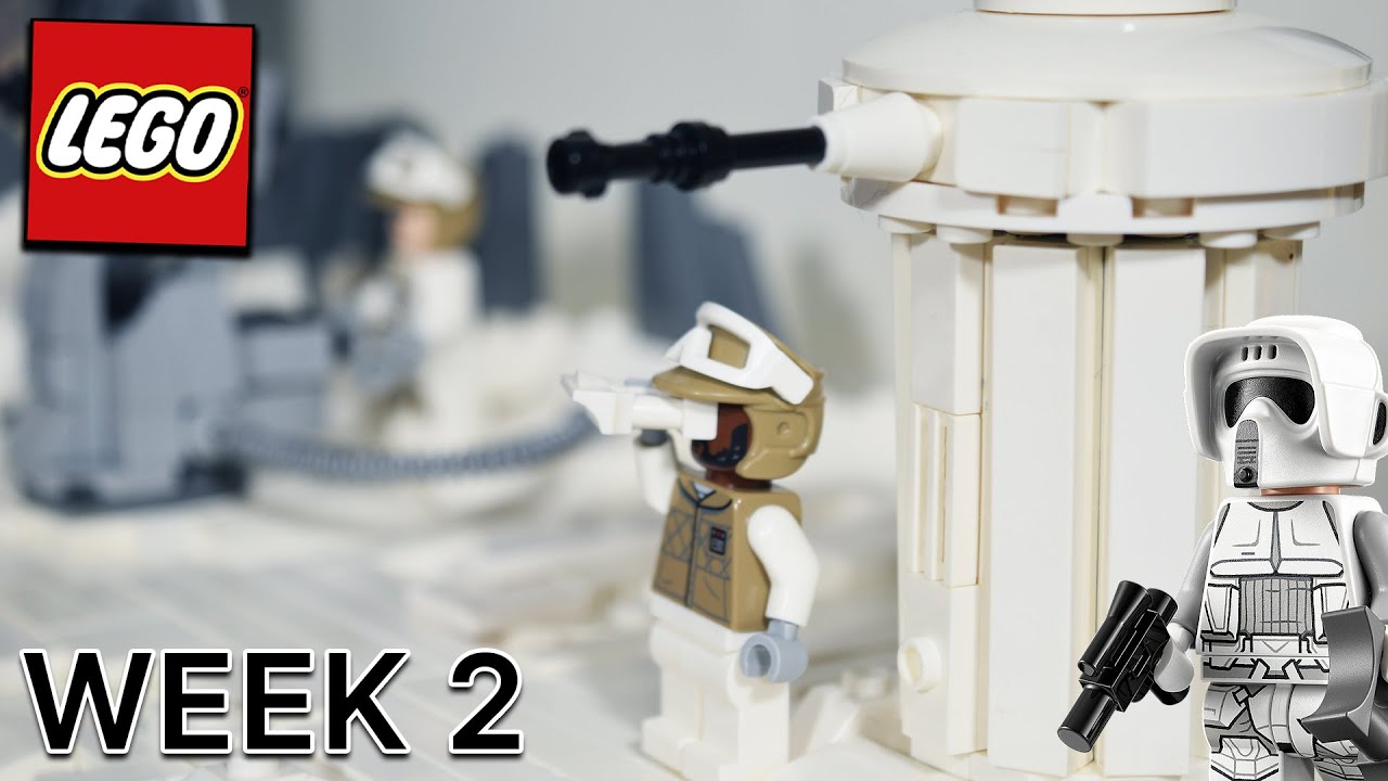 Building the Battle of Hoth in LEGO | Episode 2 | Custom Turrets & Snow ...
