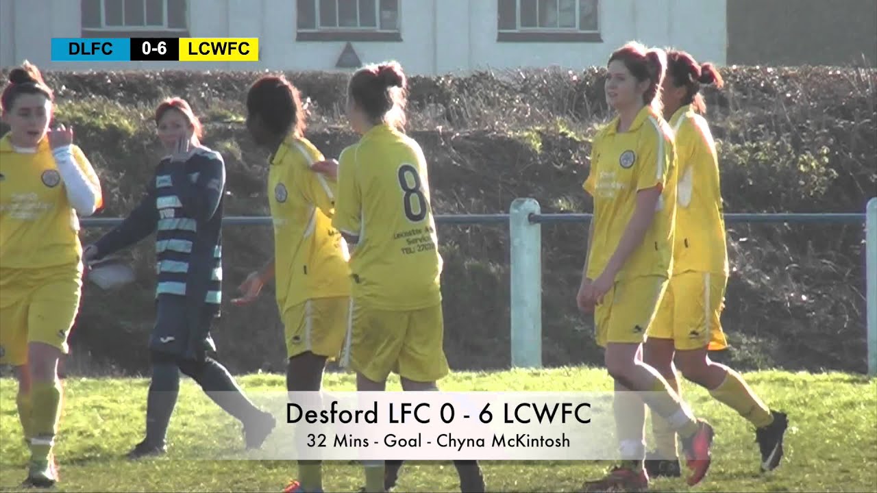 Desford LFC vs LCWFC County Cup 18th January 2015 - YouTube