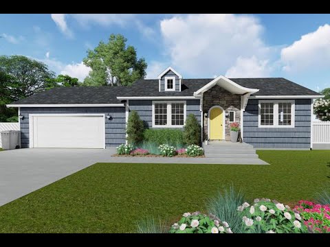 Traditional Style House Plan - Blaylock Home Plan - 79649 - YouTube