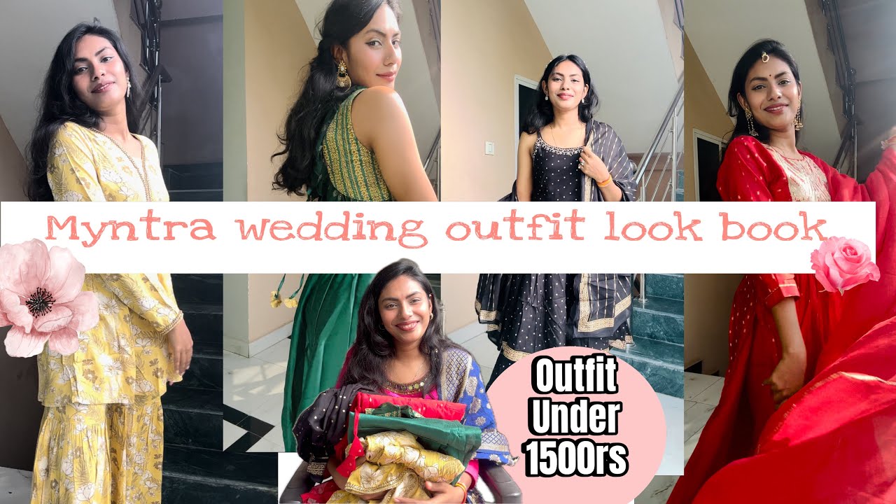 Myntra wedding outfit haul for bridesmaid/wedding guest #viral # ...