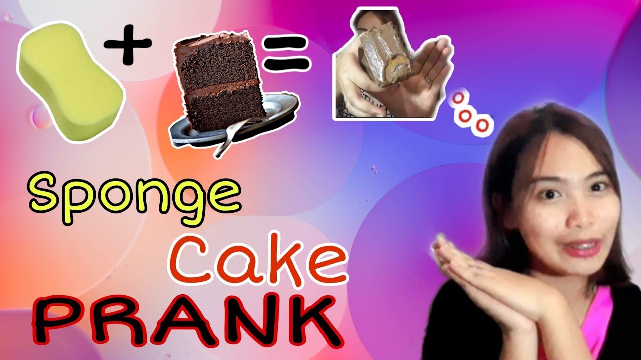 SPONGE CAKE PRANK(Takam na takam)😂😂 - YouTube