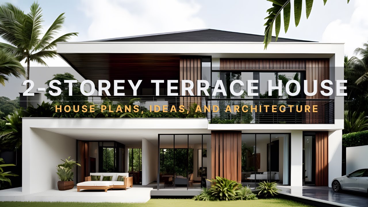 2-Storey Terrace House Plans, Ideas, and Architectural Design ...