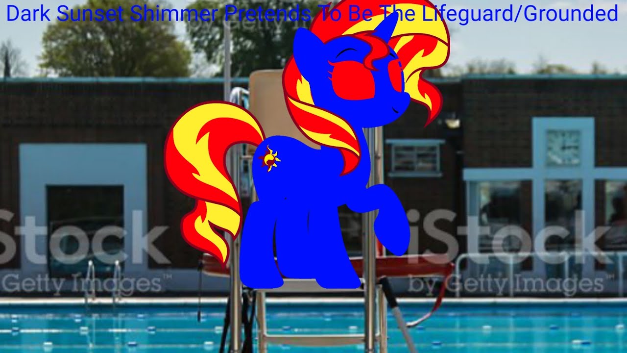 Dark Sunset Shimmer Pretends To Be The Lifeguard/Grounded - YouTube