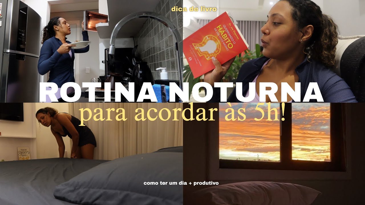 MINHA ROTINA NOTURNA PARA TER UM DIA PRODUTIVO - YouTube