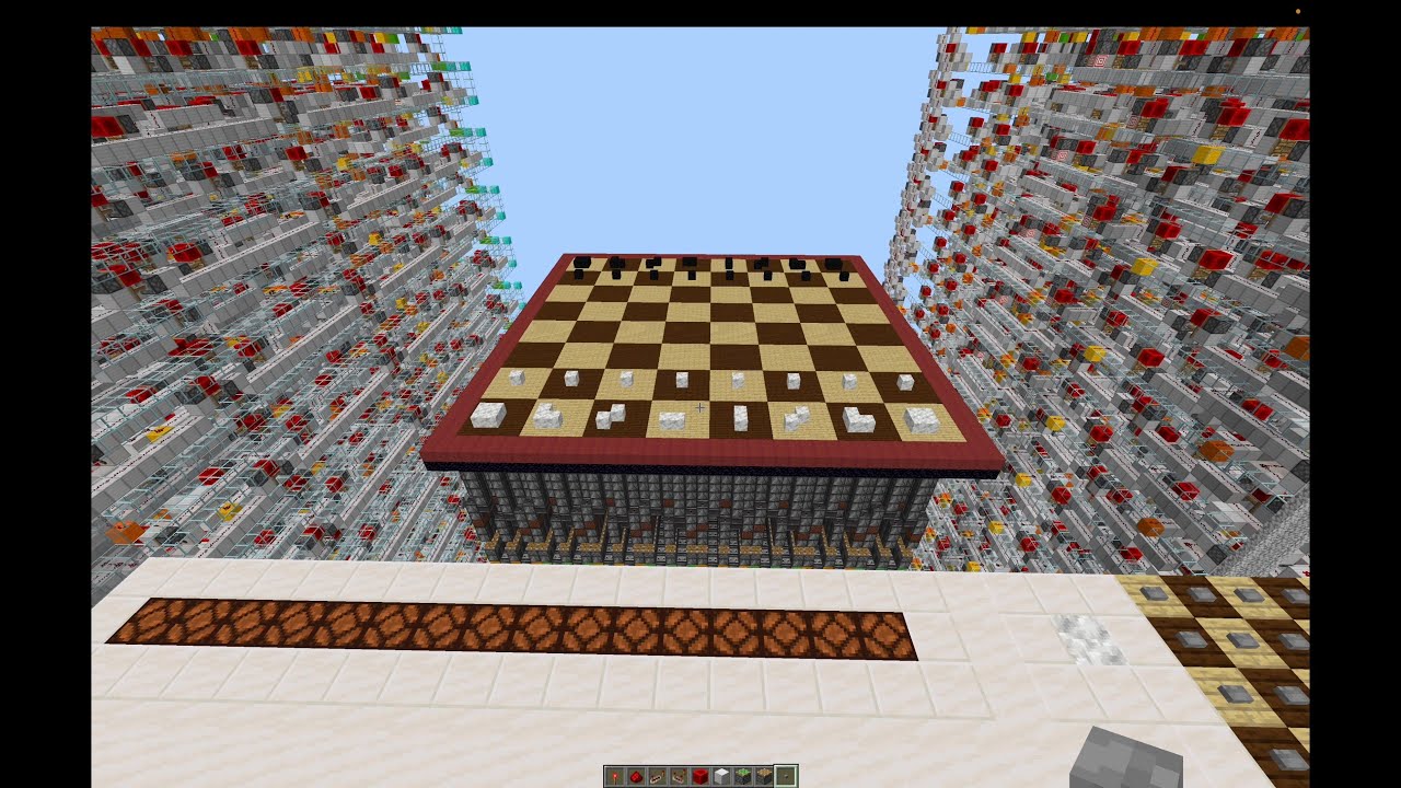 Minecraft Chess Computer with Vanilla Redstone - YouTube