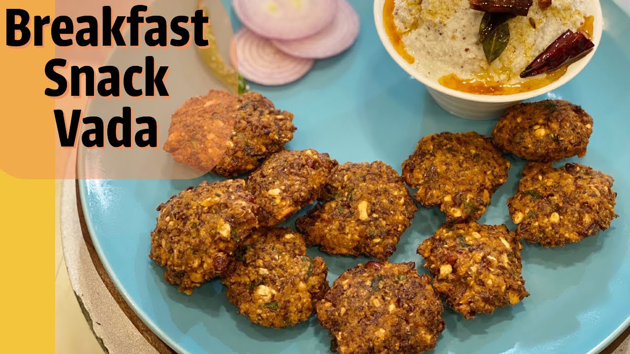 Crunchy breakfast / snack vada with cowpeas - crispy alasandala vadalu ...