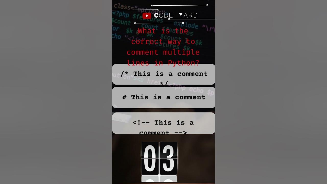 Commenting Wisdom: Python's Multi-Line Secrets! 🐍📝 | Code Annotation Pro Tips#programming # ...