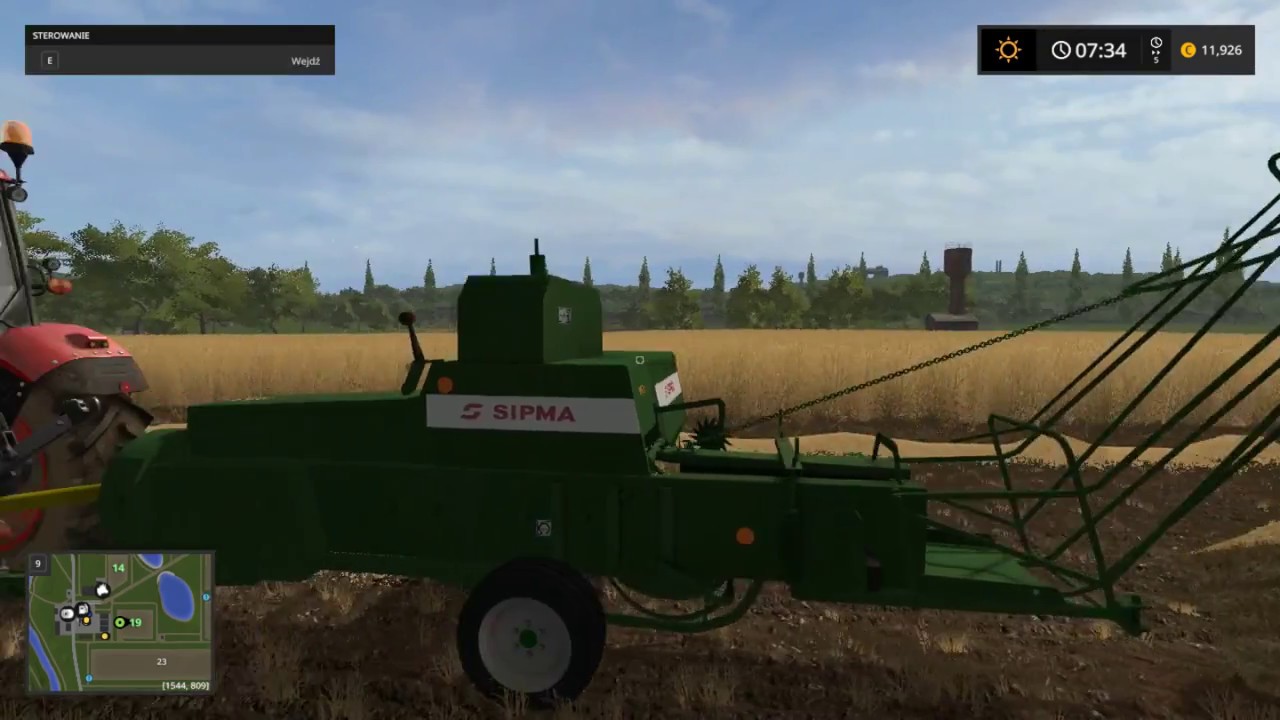 Farming Symulator 17 - Prezentacja prasy kostkującej Sipma PK4000 ...