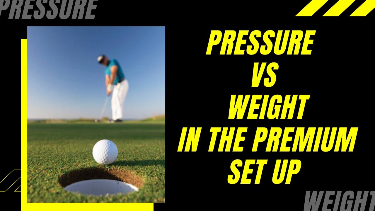 Golf lessons: Pressure vs Weight in the Premium Set Up - YouTube