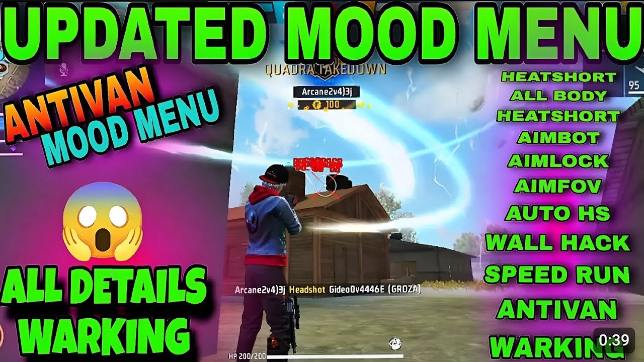 NEW MODE MENU |UPDATED MODE MENU |ANTIBAN MODE MENU |OB48 MODE MENU ...