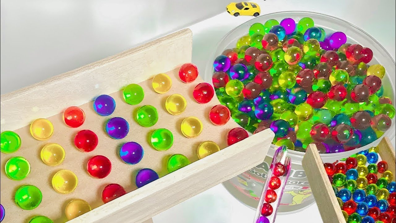 Marble Run Race ASMR ☆ Marble Run Rolling Ball & Gacha Gacha - YouTube