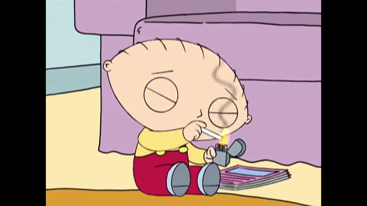 Stewie Starts Smoking - Family Guy - YouTube