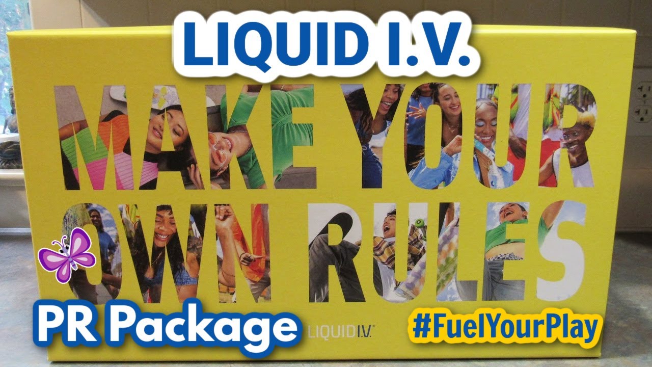 LIQUID I.V. Hydration Multiplier PR Package Unboxing! Discount Code in ...