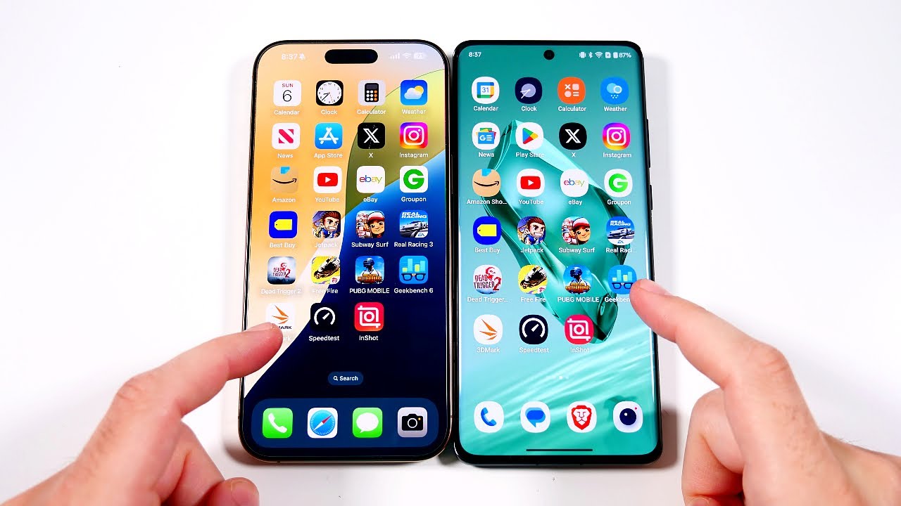 iPhone 16 Pro Max vs OnePlus 12 Speed Test - YouTube