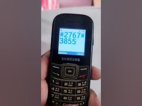 Samsung Keypad mobile hard reset code #samsung - YouTube