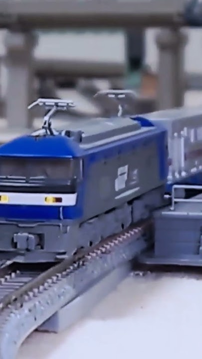 中編4 JR貨物 コキ104 リサーチキャビン+Z30A/30A+Z54A EF210牽引 JR FREIGHT EF210-100 + KOKI104 Research Cabin ＃ ...