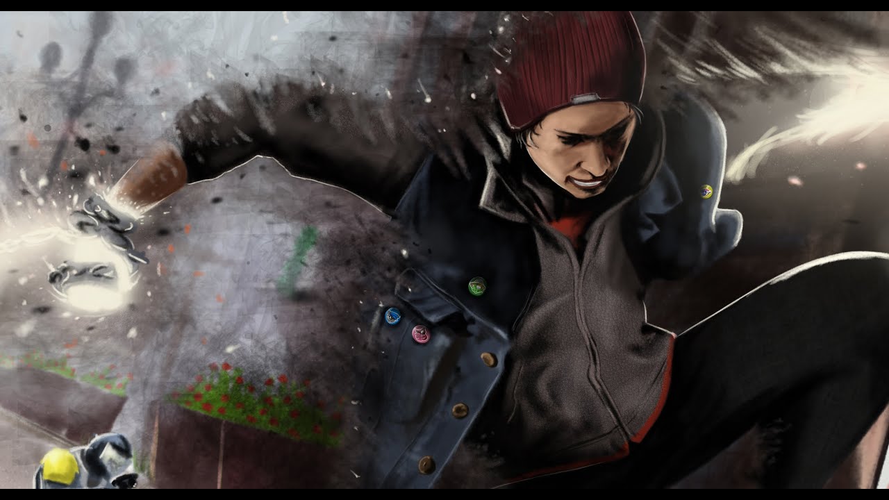 Infamous Second Son Delsin Rowe Drawing Infamous: Second Son Delsin