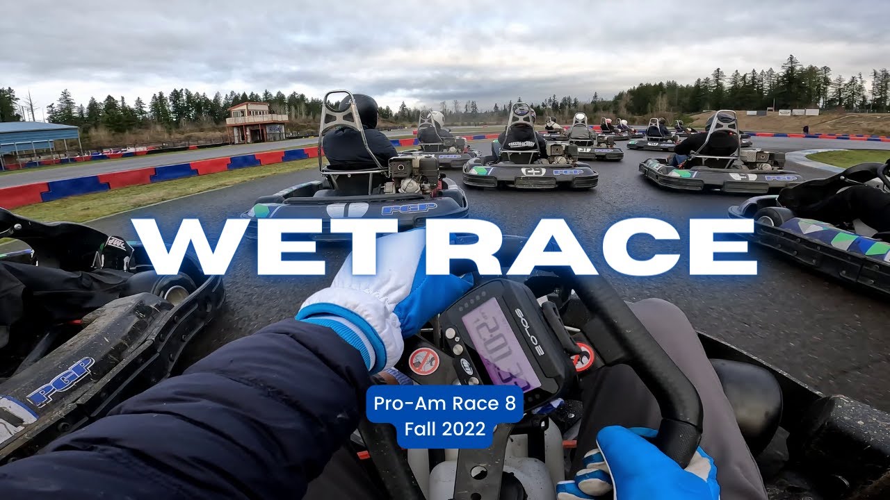 Karting WET RACE with SLICKS - YouTube