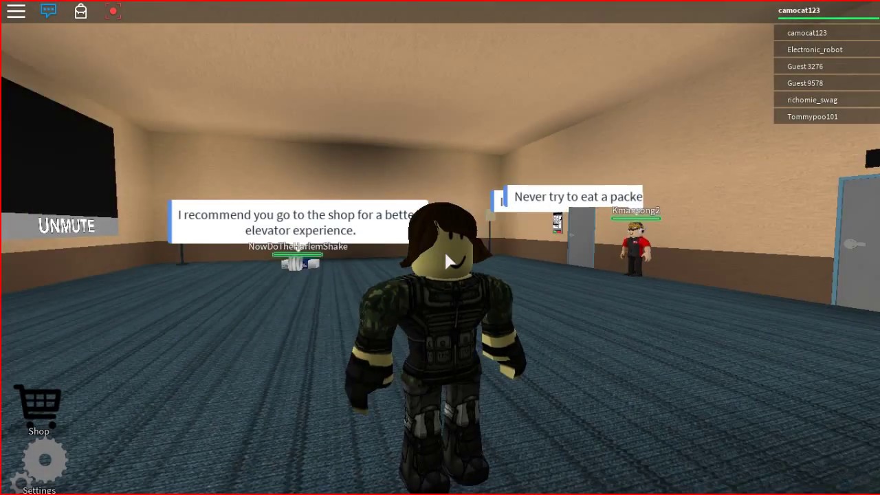 Eaten by a Noob!? The Normal Elevator | ROBLOX - YouTube