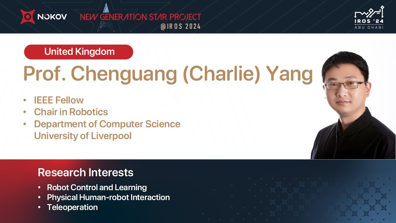 Recent Research of Prof. Chenguang (Charlie) Yang - YouTube