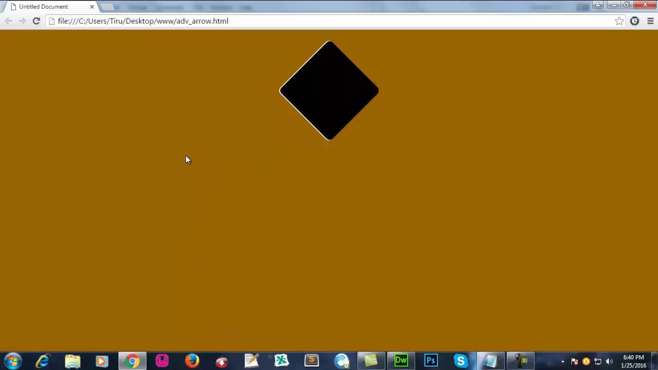 Advance Arrow In Css And Html Youtube