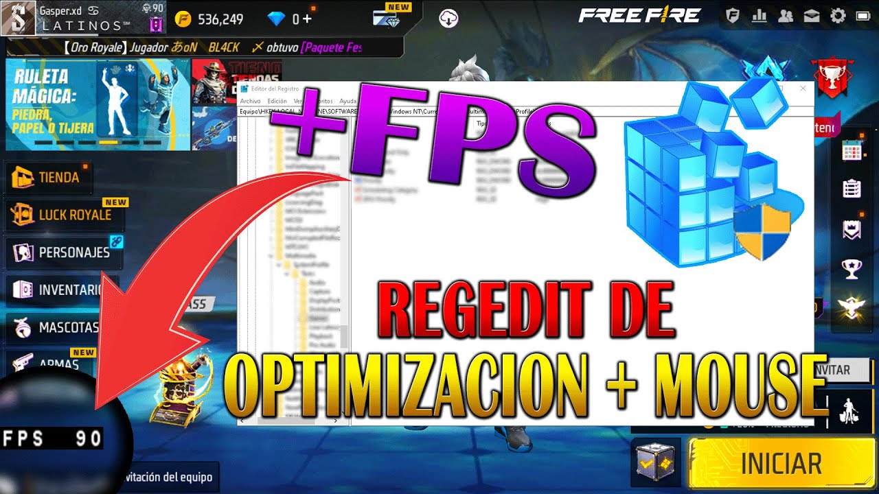 NUEVO REGEDIT DE *OPTIMIZACION + MOUSE* EN LA NUEVA ACTUALIZACION DE ...