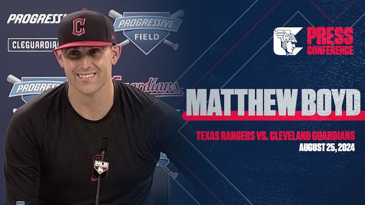 Matthew Boyd Breaks Down His Start Against The Rangers, Guardians News - YouTube