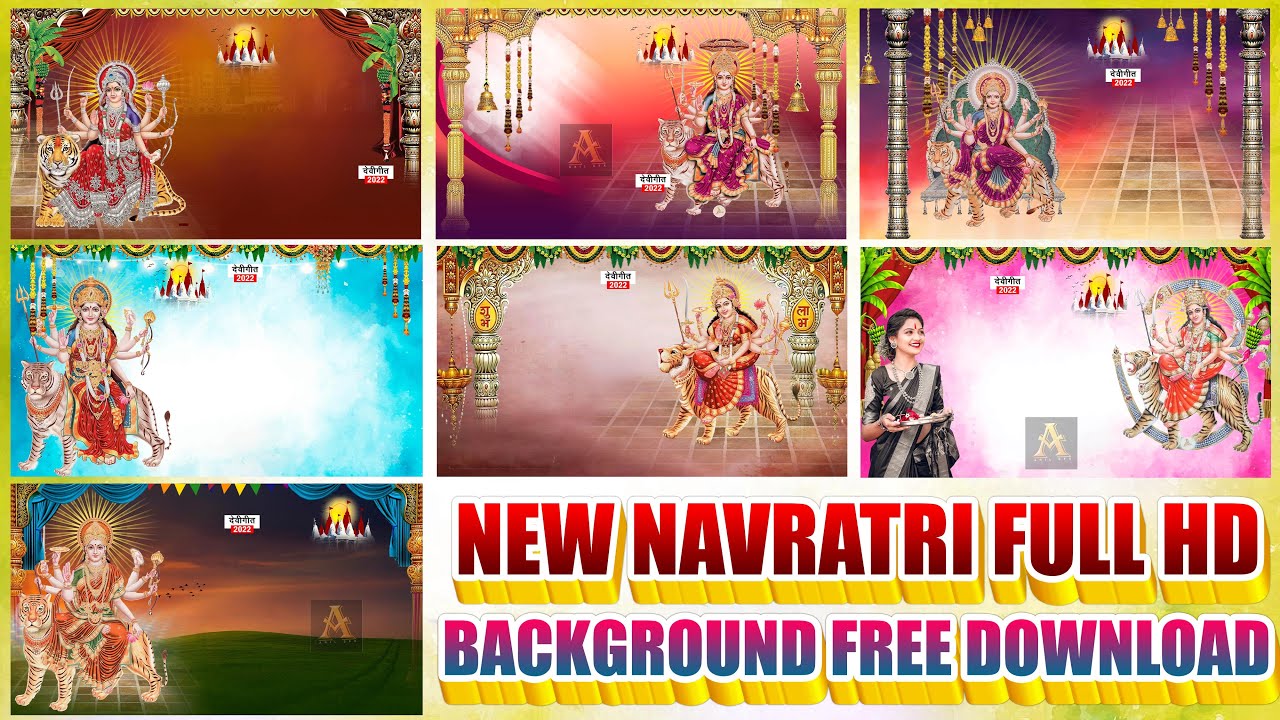 New Navratri Devi Puja Hd Bckground Free Download 2022 | Devi Puja ...